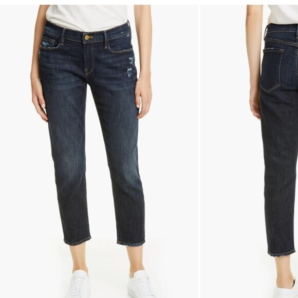 Frame Denim | Jeans | Frame Le Garcon Crop Boyfriend Jeans In Covant ...